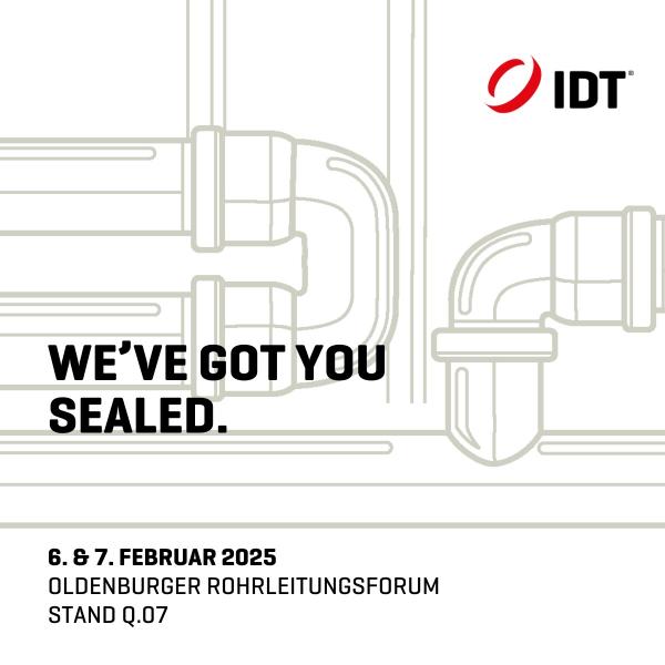 Moin! Auf dem Oldenburger Rohrleitungsforum - IDT Industrie- und Dichtungstechnik GmbH